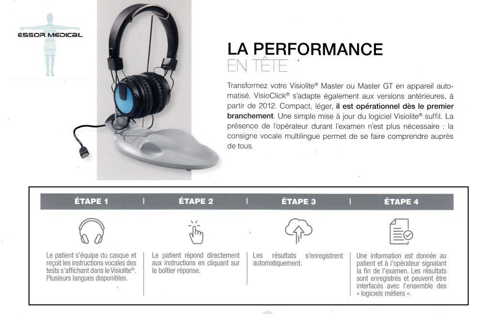 VISIOLITE 4K Premium & Édition - Essormedical